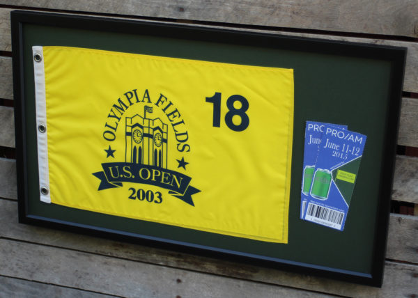 Premium Golf Flag Display Frames for Memorabilia