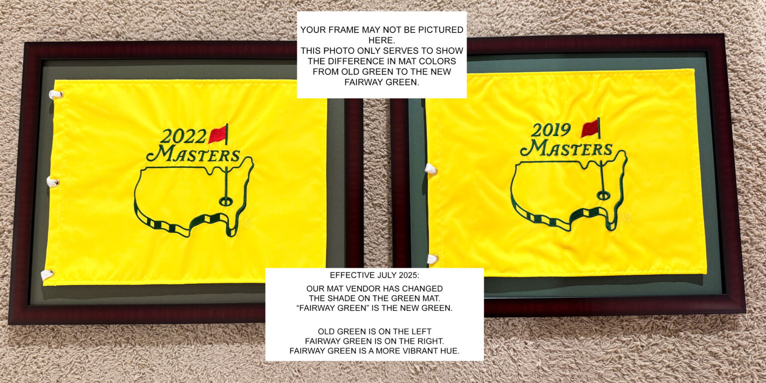 17x23 Brown Frame to Hold 14x20 Golf Flag (Moulding brn-002, NEW ...